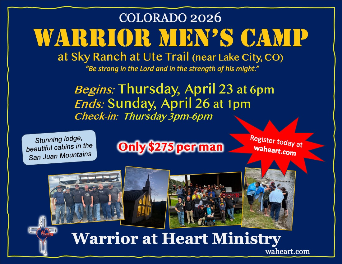 Men's Boot Camp - Ute Trail in Colorado: April 23-26 -2026 - Warrior at ...